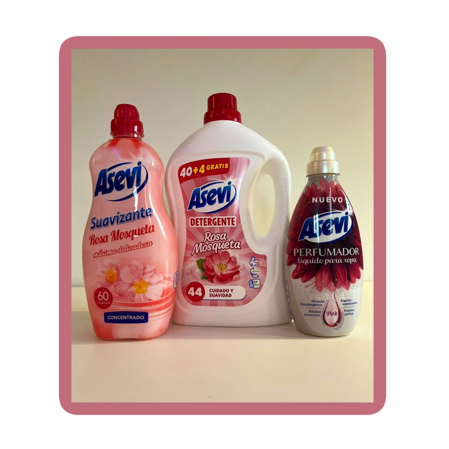 Asevi Pink Laundry Set – Spanish Cleaning Products UK